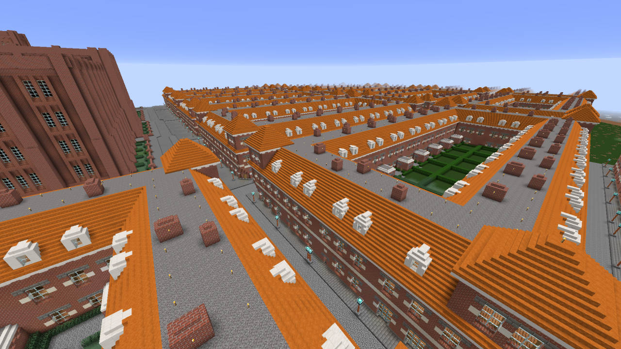Dutch style houses (download+schematic) Minecraft Map