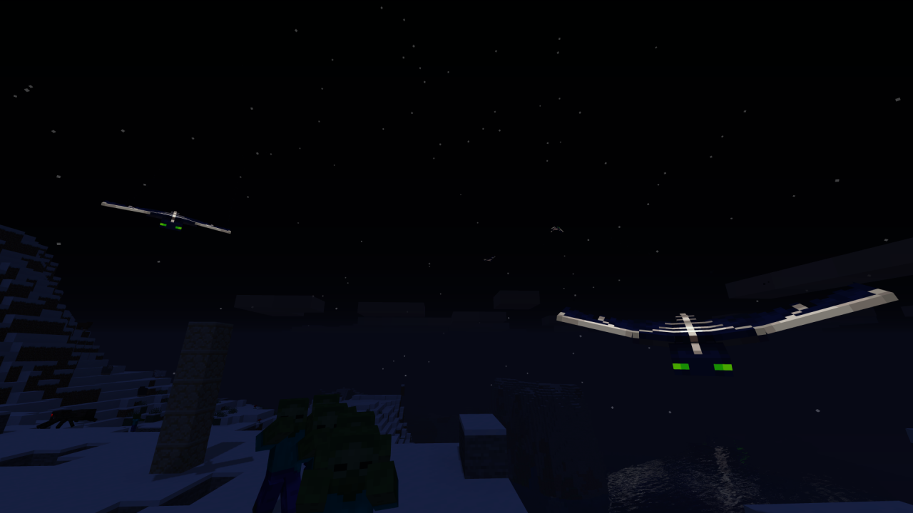 Glowing Phantom and Enderdragon Detail (no optifine) Minecraft Texture Pack