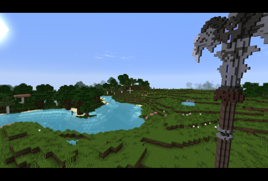 Custom 3D War-Axe Model Minecraft Texture Pack