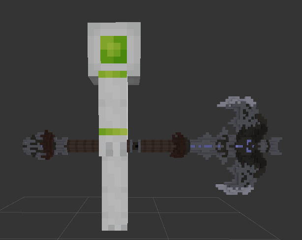 Custom 3D War-Axe Model Minecraft Texture Pack