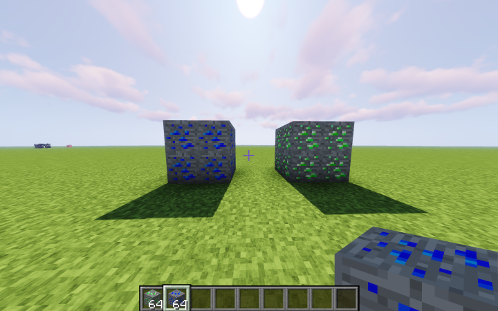 original idea (changes lapis ore and emerald ore) Minecraft Texture Pack