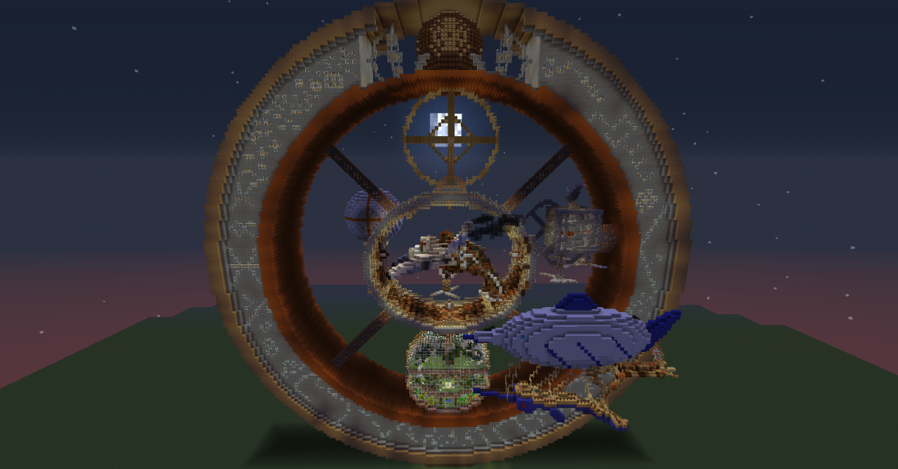 SteamPunk Wheel - map Minecraft Map