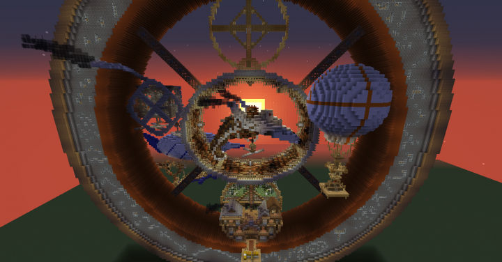 SteamPunk Wheel - map Minecraft Map