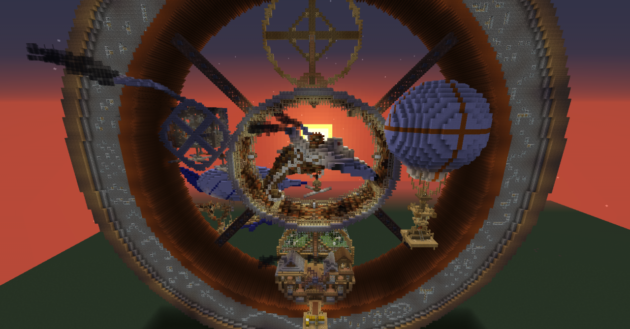 SteamPunk Wheel - map Minecraft Map