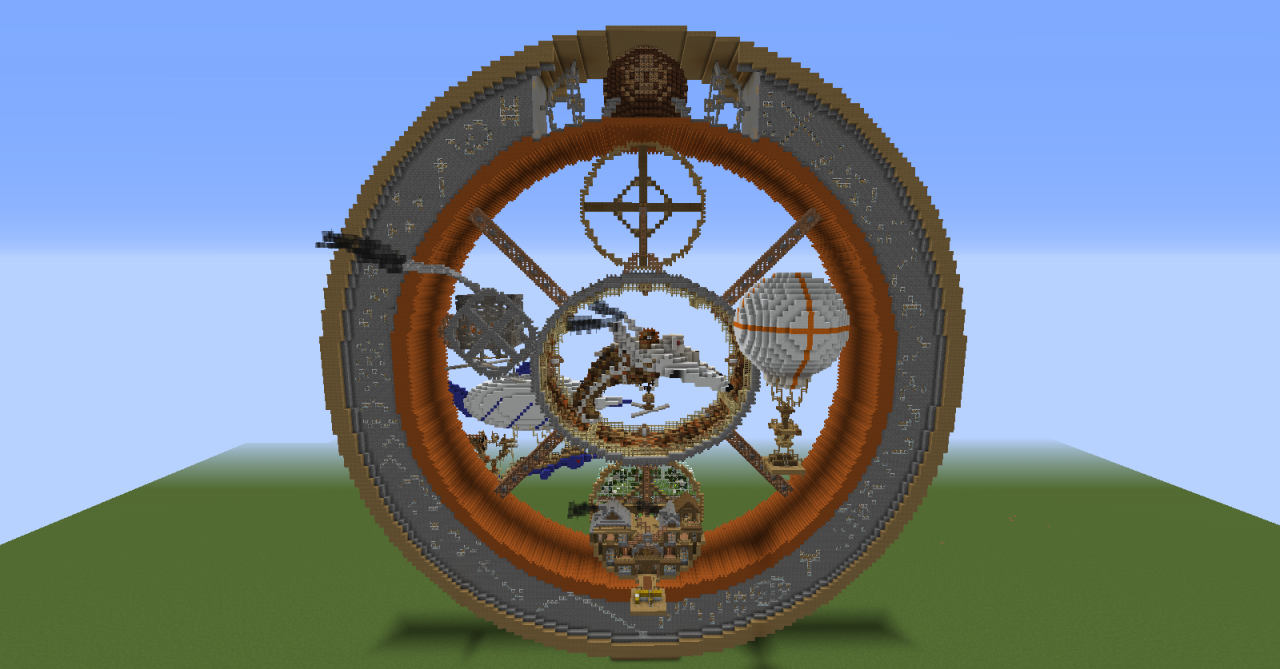 SteamPunk Wheel - map Minecraft Map