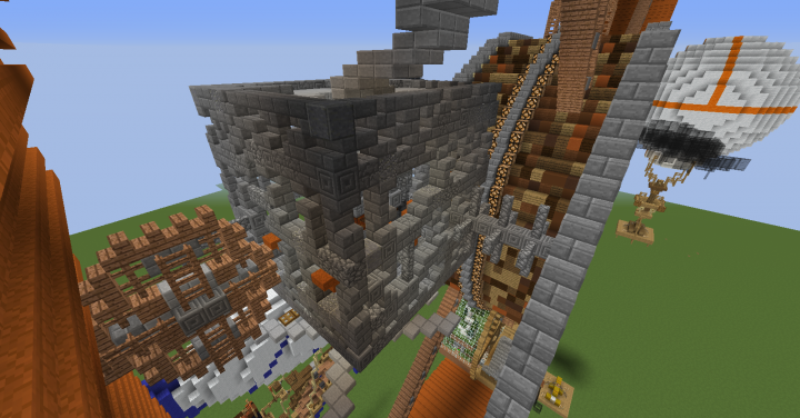 SteamPunk Wheel - map Minecraft Map