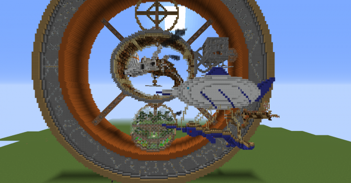 SteamPunk Wheel - map Minecraft Map