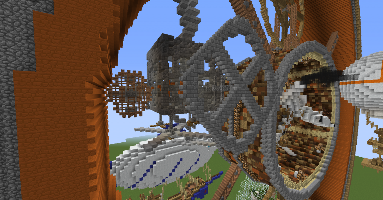 SteamPunk Wheel - map Minecraft Map