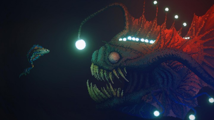 Angler fish Minecraft Map
