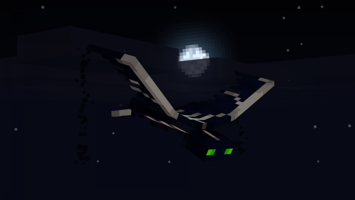 Glowing Phantom and Enderdragon Detail (no optifine) Minecraft Texture Pack