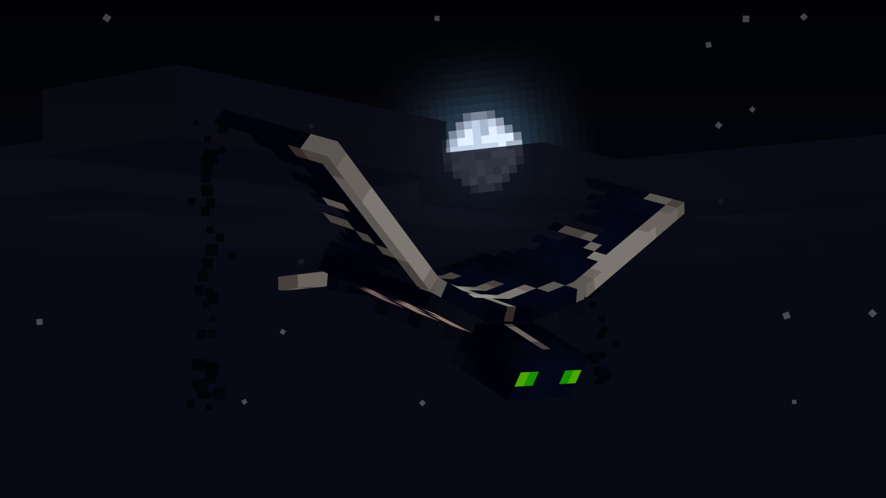 Glowing Phantom and Enderdragon Detail (no optifine) Minecraft Texture Pack