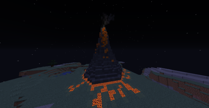 Volcano Build Minecraft Map