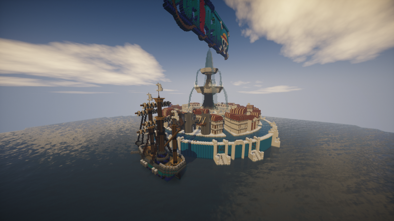 One Piece Water 7 Inspiration Minecraft Map