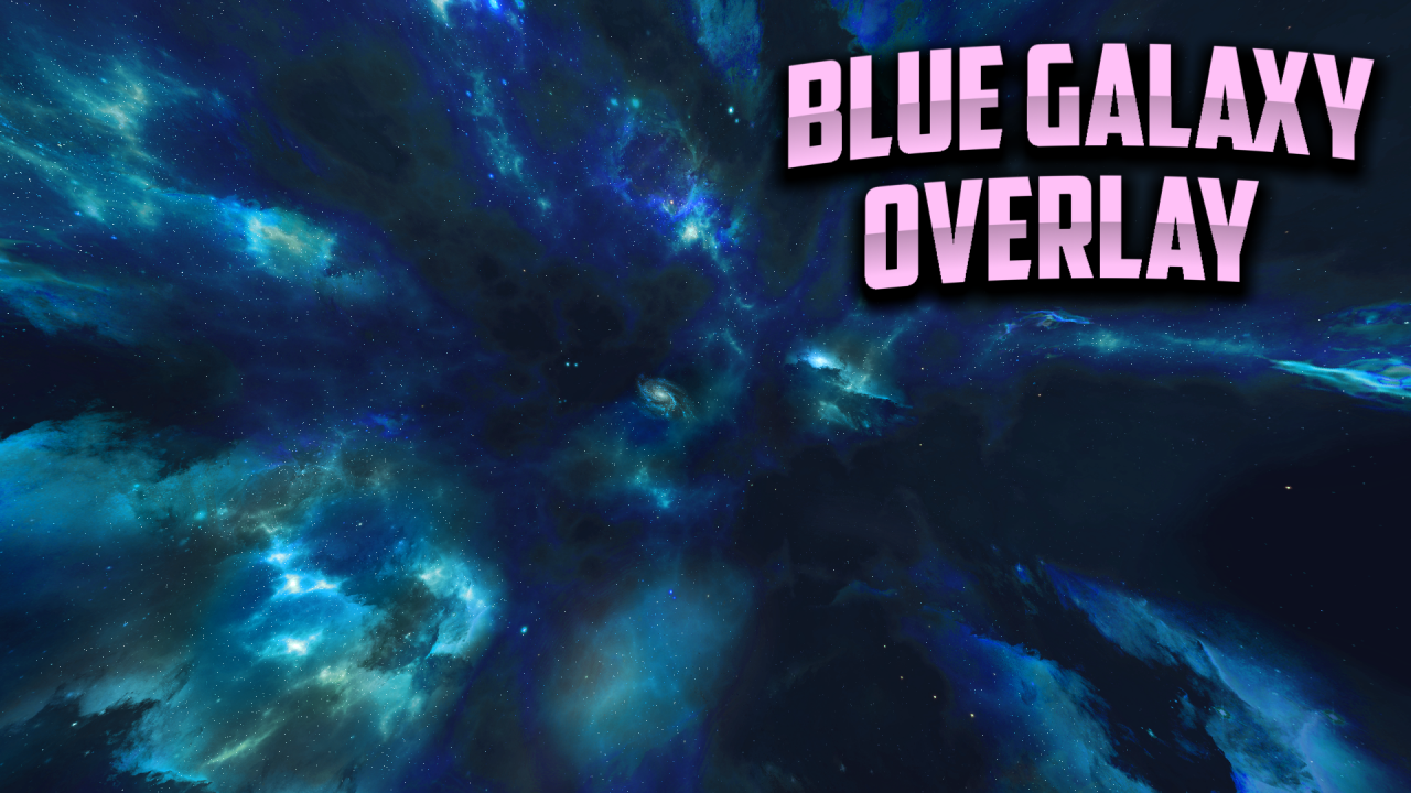 Blue Galaxy Overlay (Custom sky overlay!) Minecraft Texture Pack