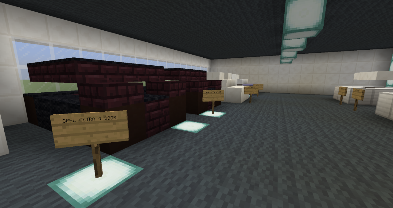 OPEL dealership Minecraft Map