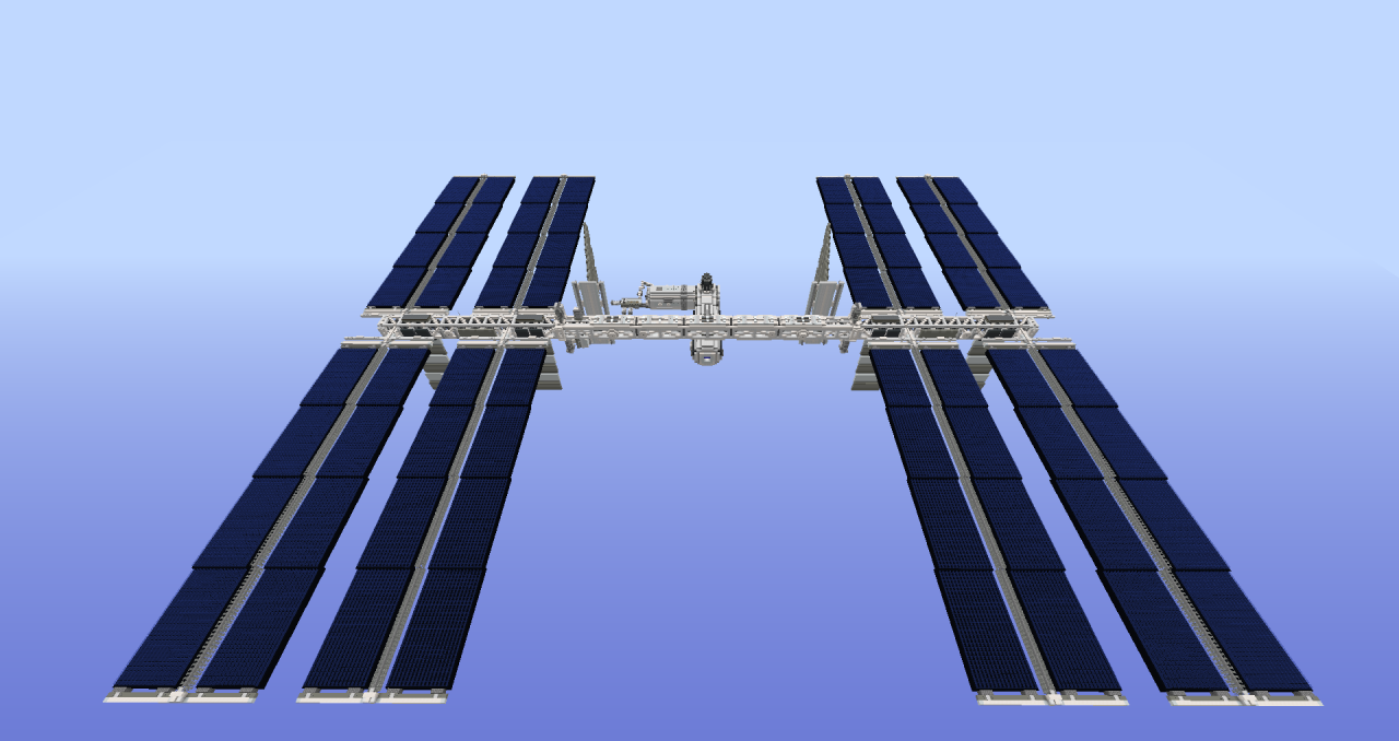 ISS International Space Station | 2:1 Scale Recreation Minecraft Map