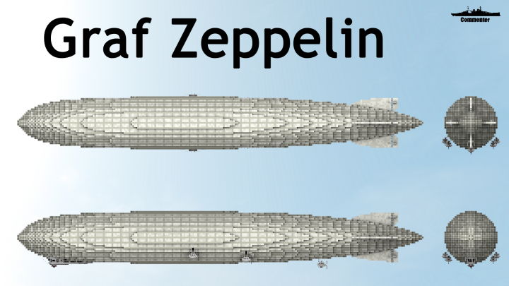 Graf Zeppelin 1:1 Scale Minecraft Map
