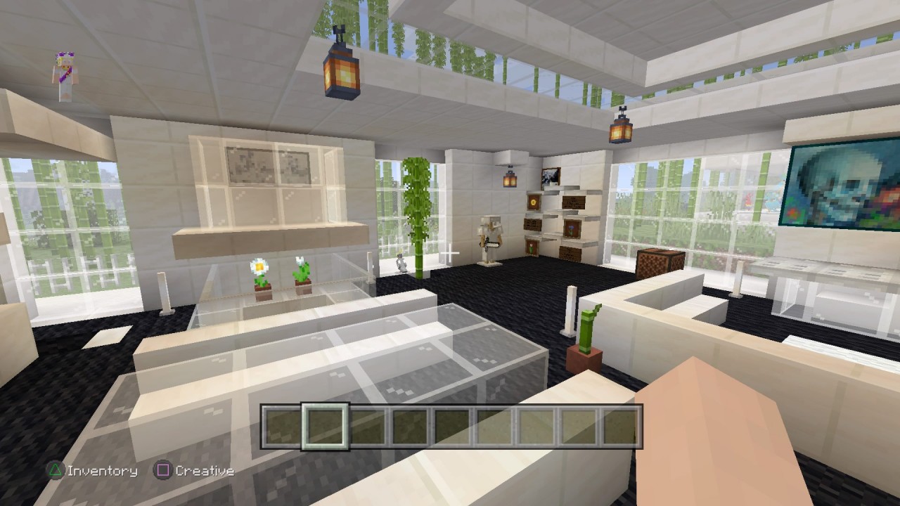 PS4 Modern House Minecraft Map