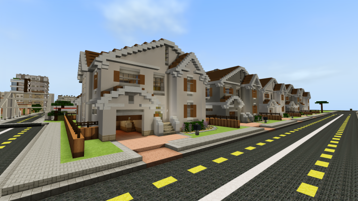 Greyvanilla Houses Minecraft Map