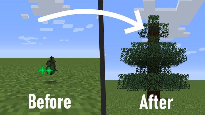 SAPLINGS PLANT THEMSELVES! | Dynamic Saplings Data Pack Minecraft Data Pack
