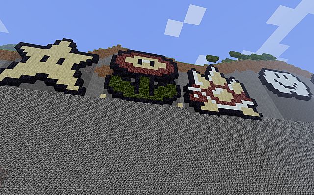 2d game art !!! Minecraft Map