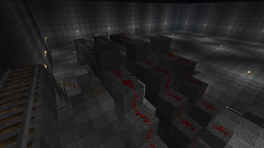 Fully automatic minecart system (FAMS) Minecraft Map