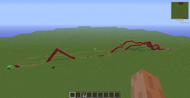 roller coaster Minecraft Map