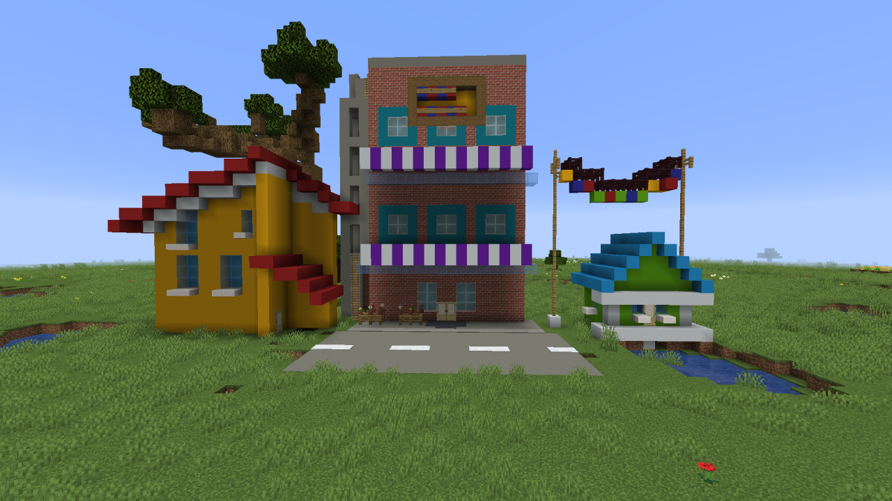 Onett minecraft Map (SSBU) Minecraft Project