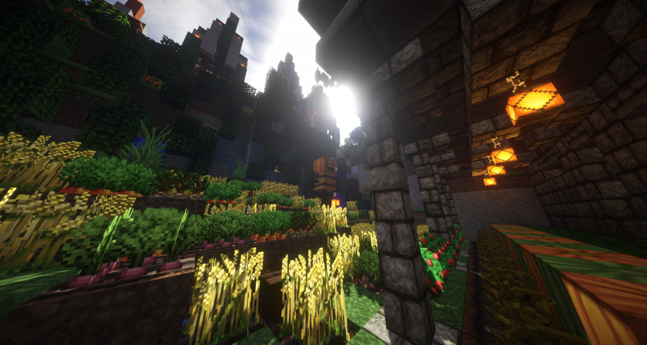 Moonwell Sanctuary Traders Hub Minecraft Map