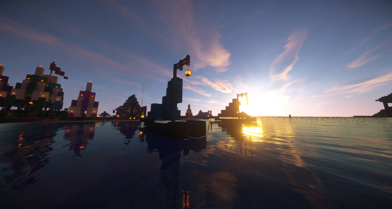 Moonwell Sanctuary Traders Hub Minecraft Map