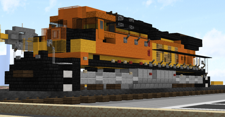 bnsf ac4400 #5601 (1.5:1 scale) Minecraft Map