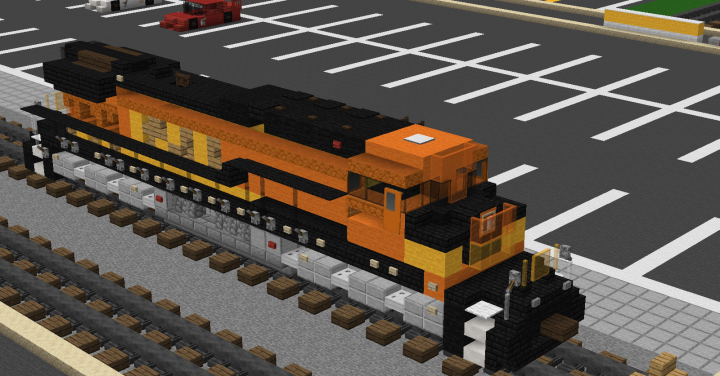 bnsf ac4400 #5601 (1.5:1 scale) Minecraft Map