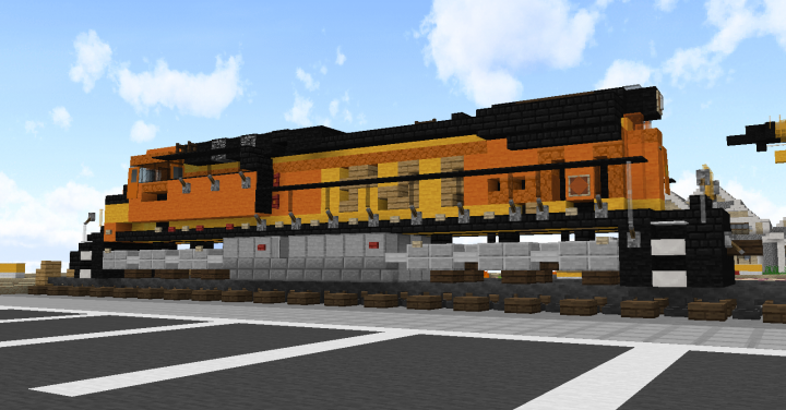 bnsf ac4400 #5601 (1.5:1 scale) Minecraft Map