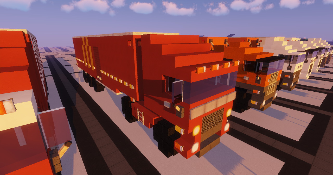 1.75:1 Scale Scania European McDonald's Food truck Minecraft Map