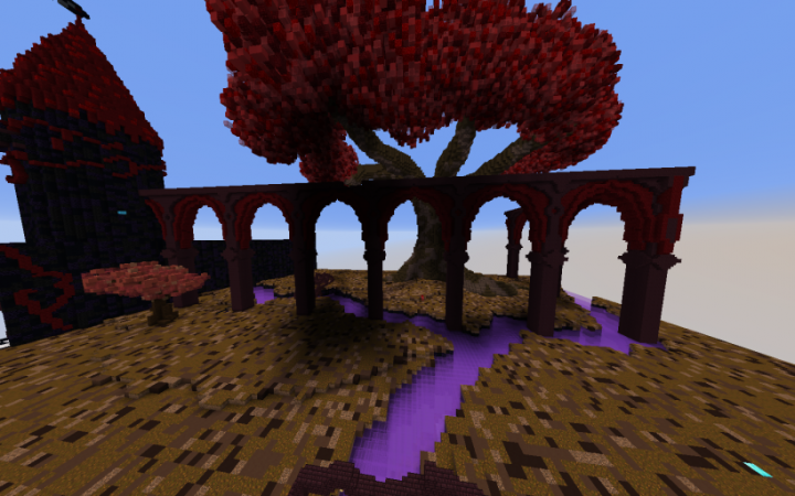 The Dark Elf City of Mauvanor Minecraft Map