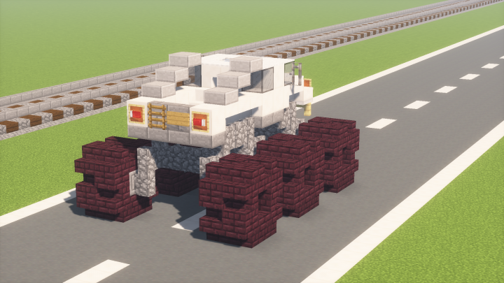 Monstertruck Mercedez 6x6 Minecraft Map