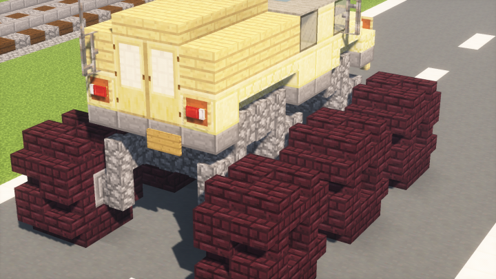 Monstertruck Mercedez 6x6 Minecraft Map