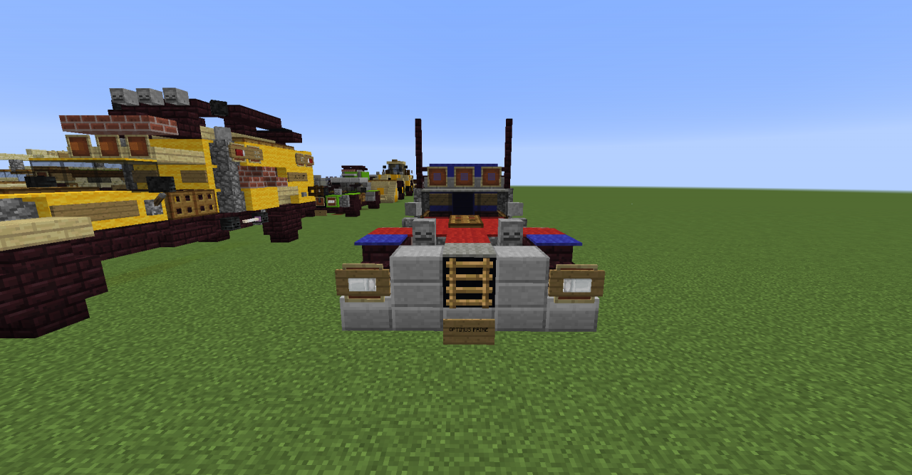 Caterham Autobot Optimus Prime (Transformers) Minecraft Map