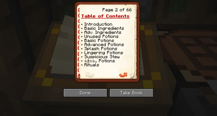 Alchemical Guide [Brewing Guide] Minecraft Data Pack