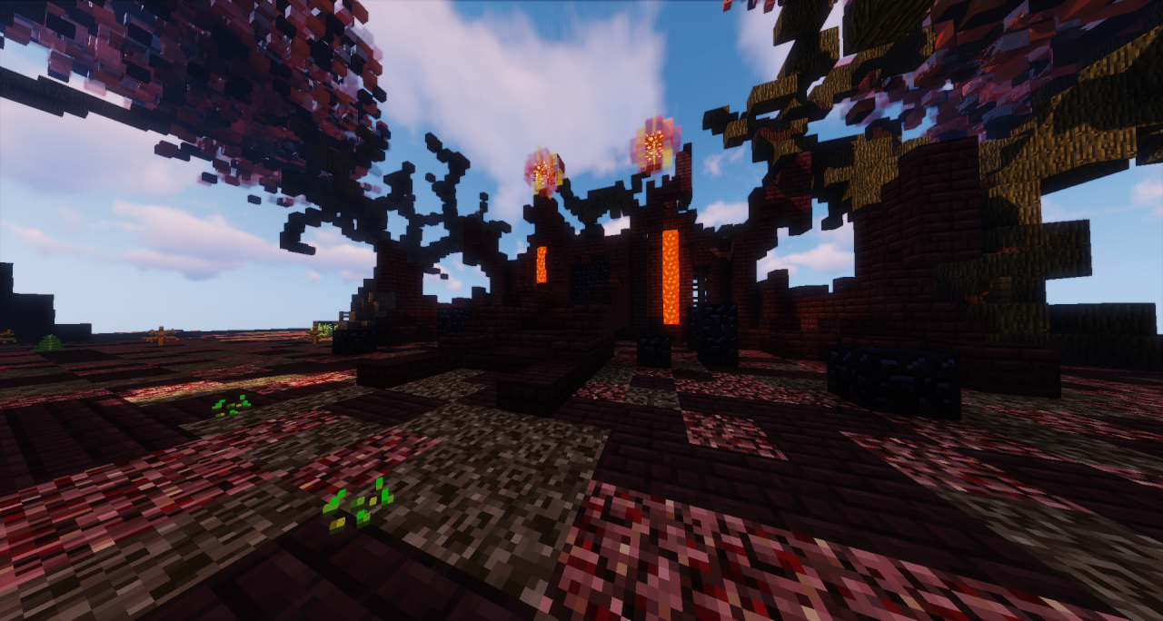 Nether Spawn - AliensBuilds 🌋 Minecraft Map