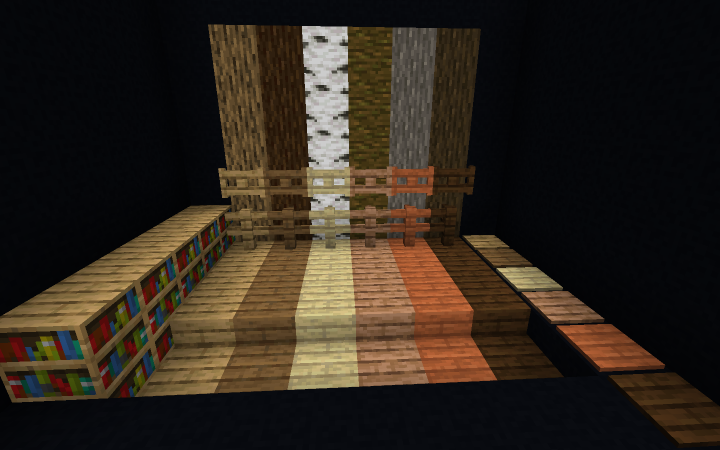 Wood Planks and Log Retexturing (1.14) Minecraft Texture Pack