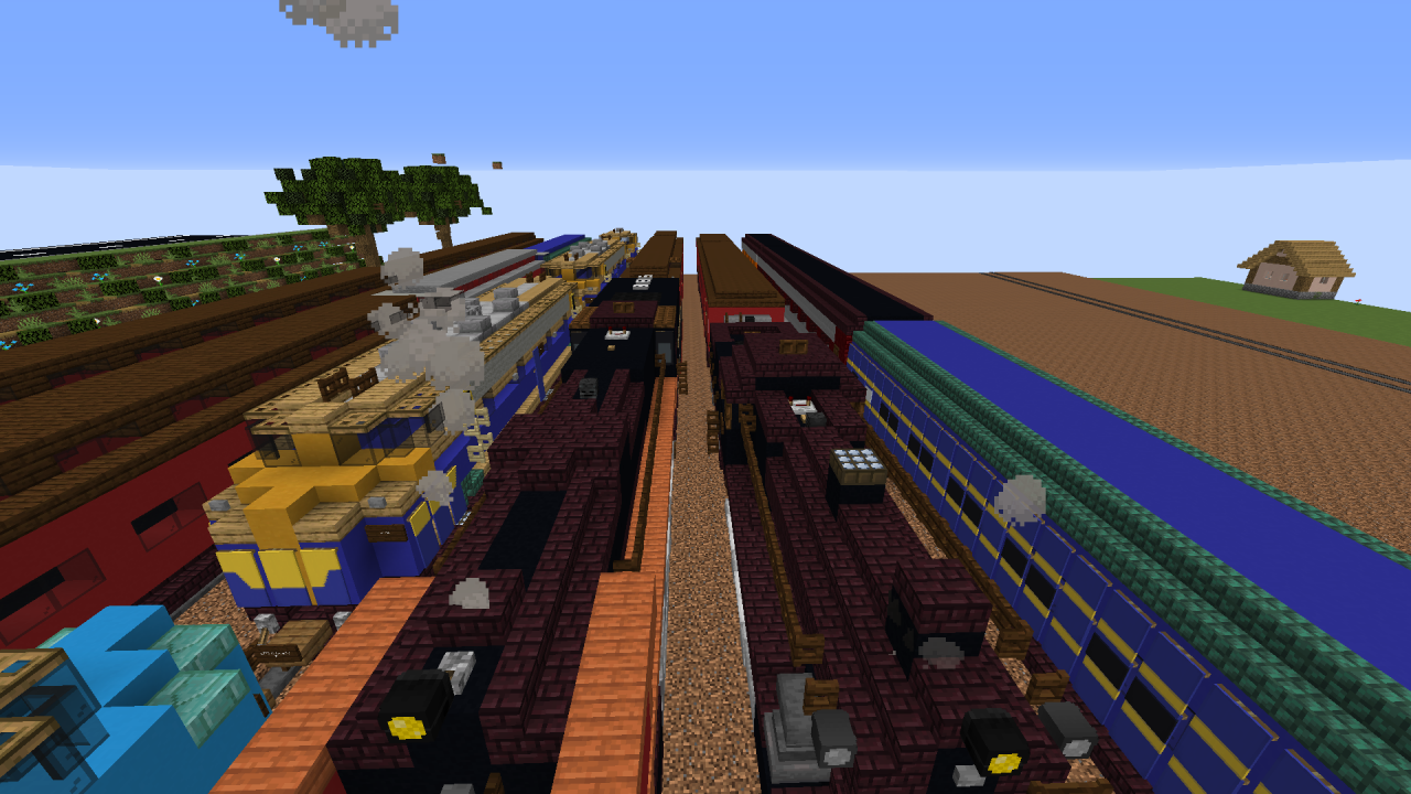Steamrail Victoria "50 years of the Vintage Train" special Minecraft Map