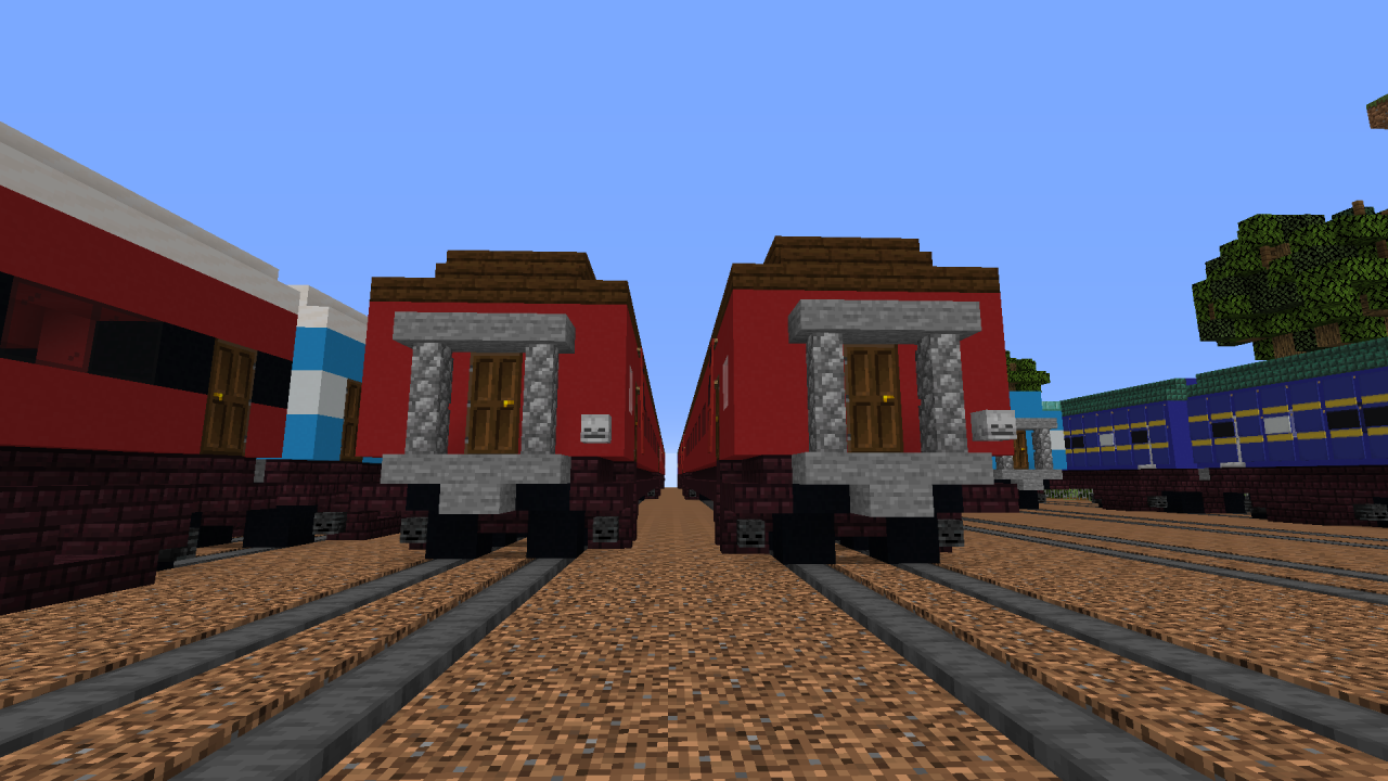 Steamrail Victoria "50 years of the Vintage Train" special Minecraft Map