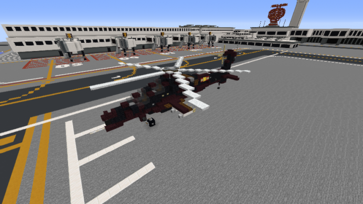 CAIC Z-10 - Attack Helicopter Minecraft Map
