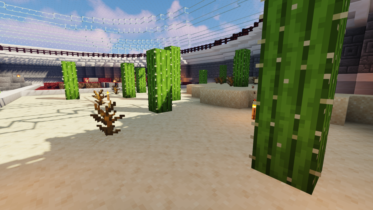 Vanilla Survival Server Arena Minecraft Map