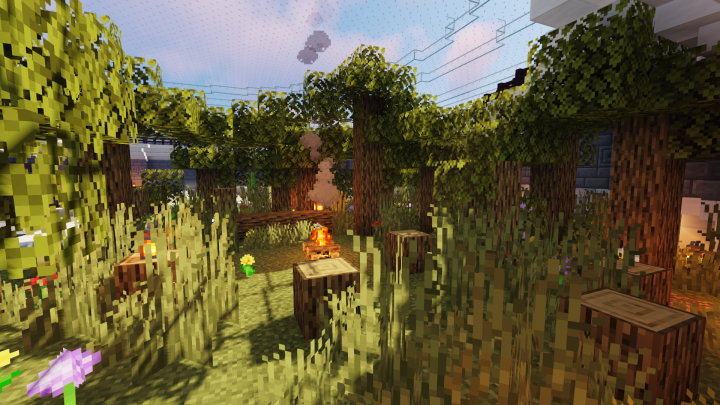 Vanilla Survival Server Arena Minecraft Map