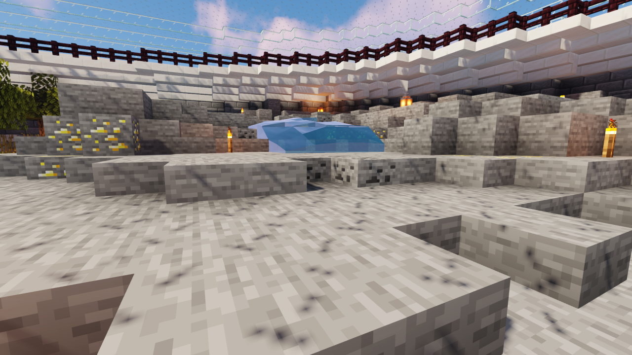 Vanilla Survival Server Arena Minecraft Map