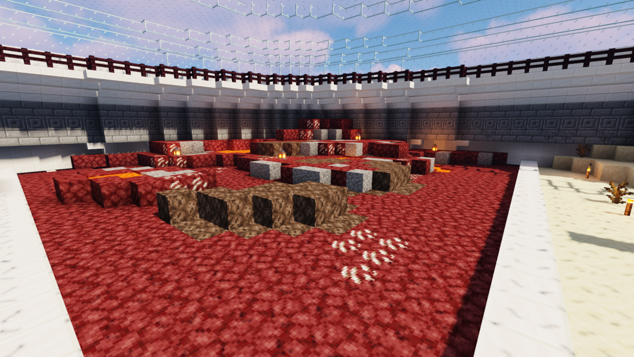 Vanilla Survival Server Arena Minecraft Map