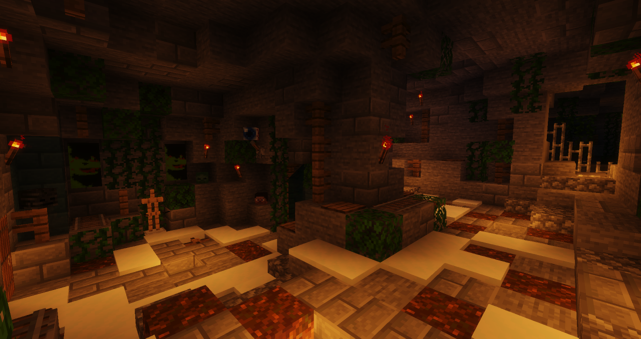 Stone leaves - Spawn Minecraft Map