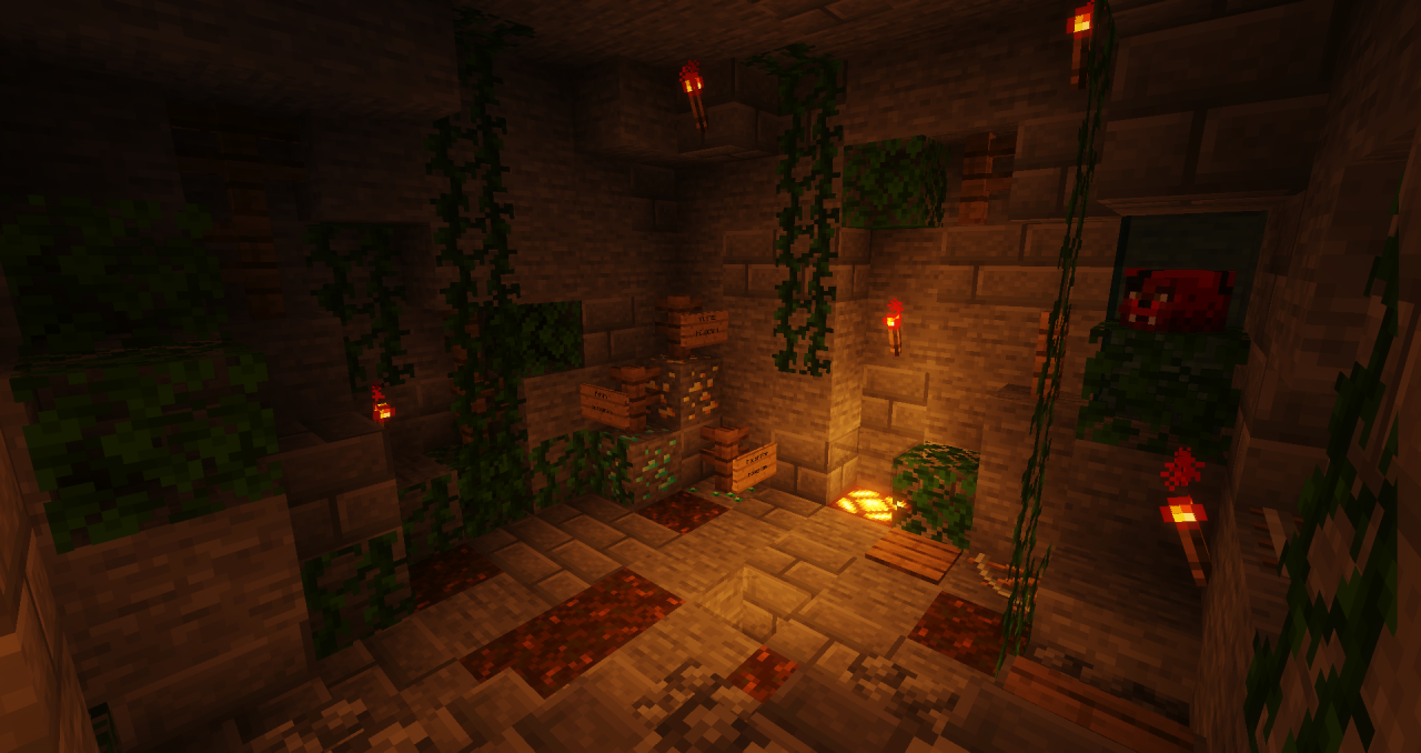 Stone leaves - Spawn Minecraft Map